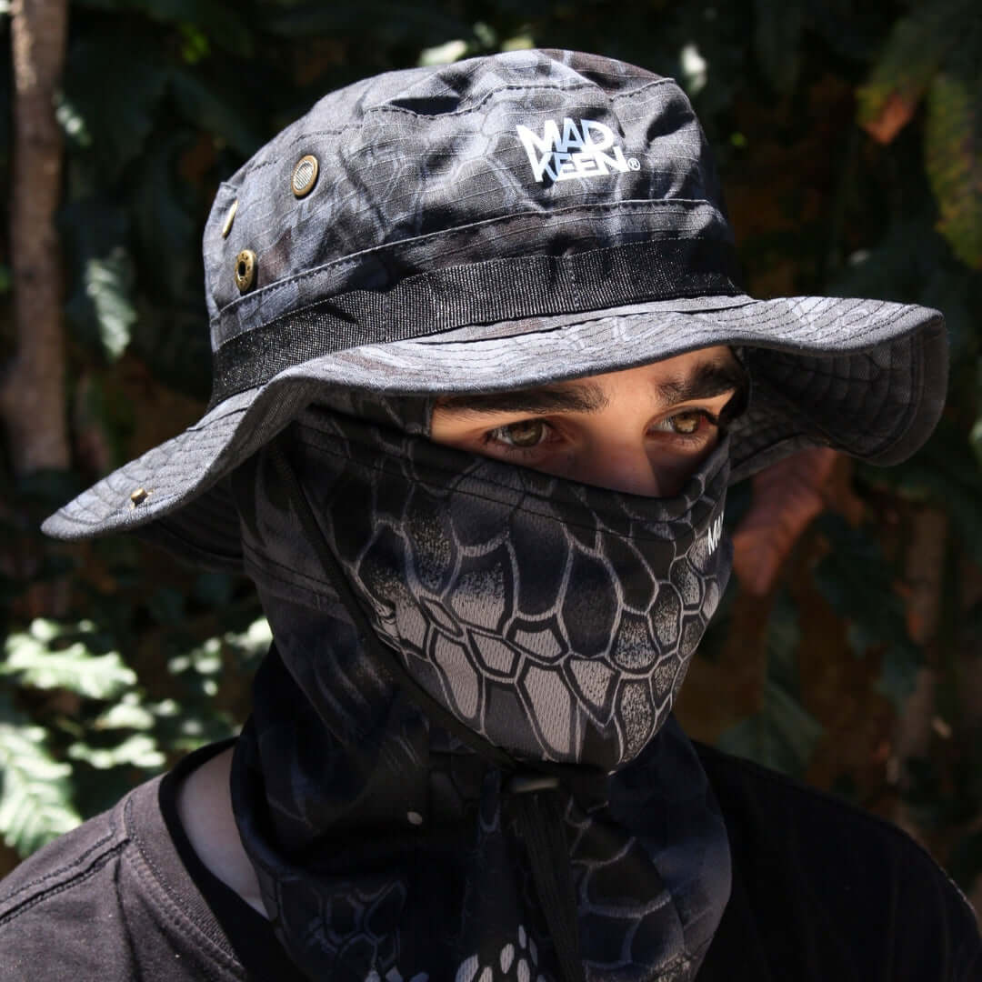Pro Bucket Hat - Black Ops – Mad Keen Fishing