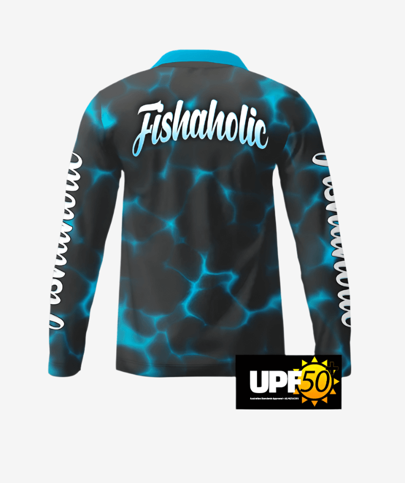 Fishaholic Long Sleeve Polo Deal – Mad Keen Fishing